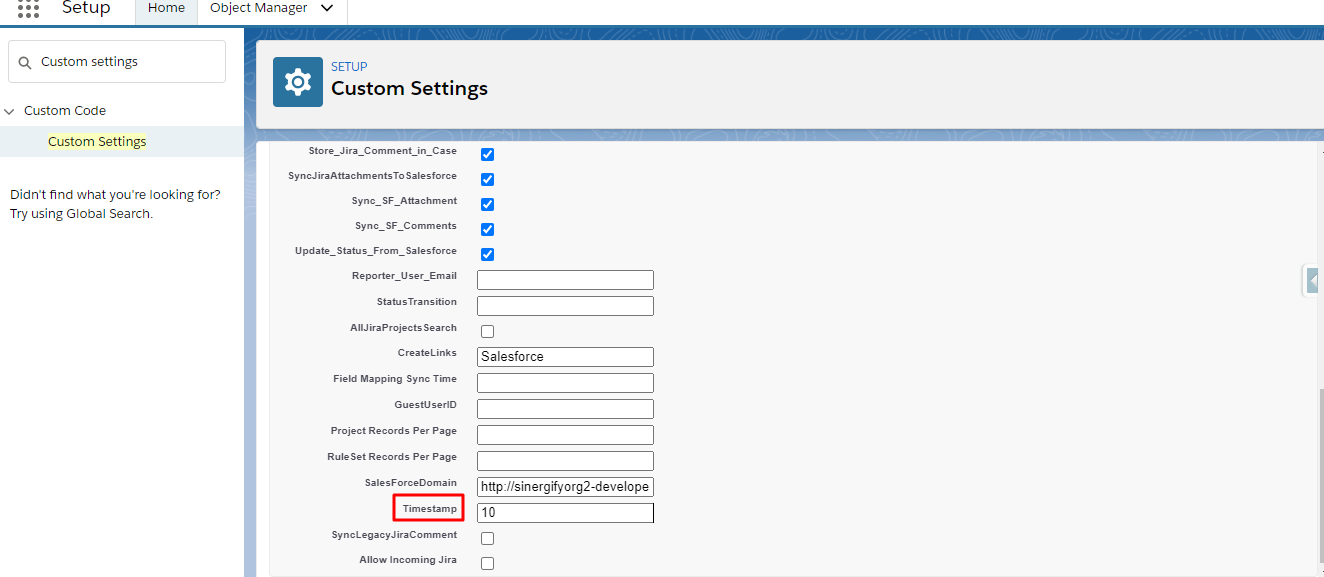 Salesforce Details on Jira | Sinergify | Integrating Salesforce & Jira