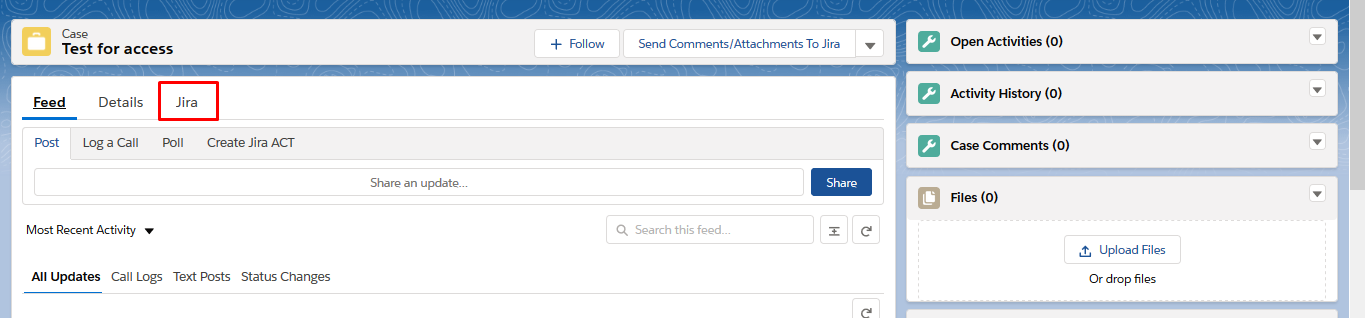 Create Jira Button | Sinergify | Integrating Salesforce & Jira