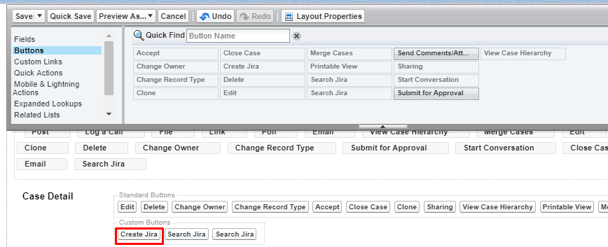 Create Jira Button | Sinergify | Integrating Salesforce & Jira