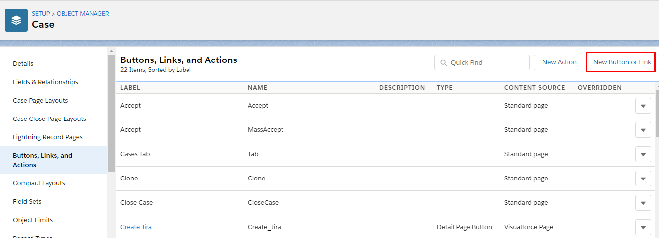 Create Jira Button | Sinergify | Integrating Salesforce & Jira