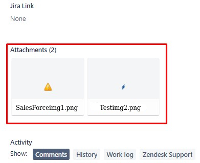 Attachment Flow | Sinergify | Integrating Salesforce & Jira