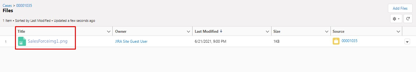 Attachment Flow | Sinergify | Integrating Salesforce & Jira