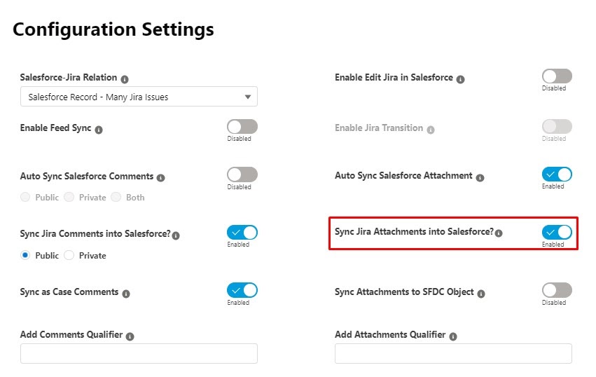 Attachment Flow | Sinergify | Integrating Salesforce & Jira