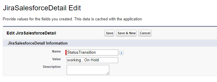 Status Transition | Sinergify | Integrating Salesforce & Jira