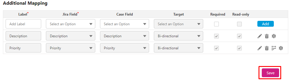 Field Configuration (Project Mapping)| Sinergify